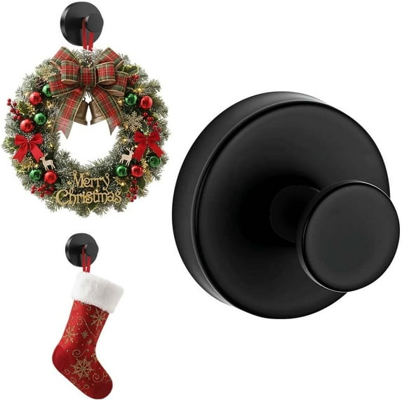 CATPAN Suction Cup Hooks for Door Wreaths, 2026 Upgraded Christmas Door ...