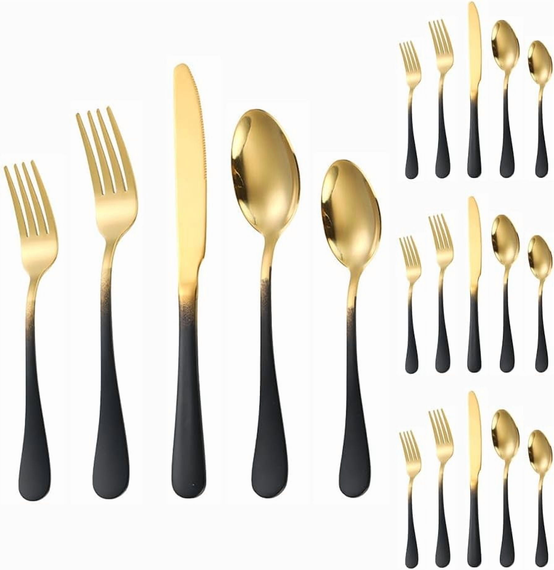 CATPAN Thickened Gradient Color Handle Kitchen Stainless Steel ...
