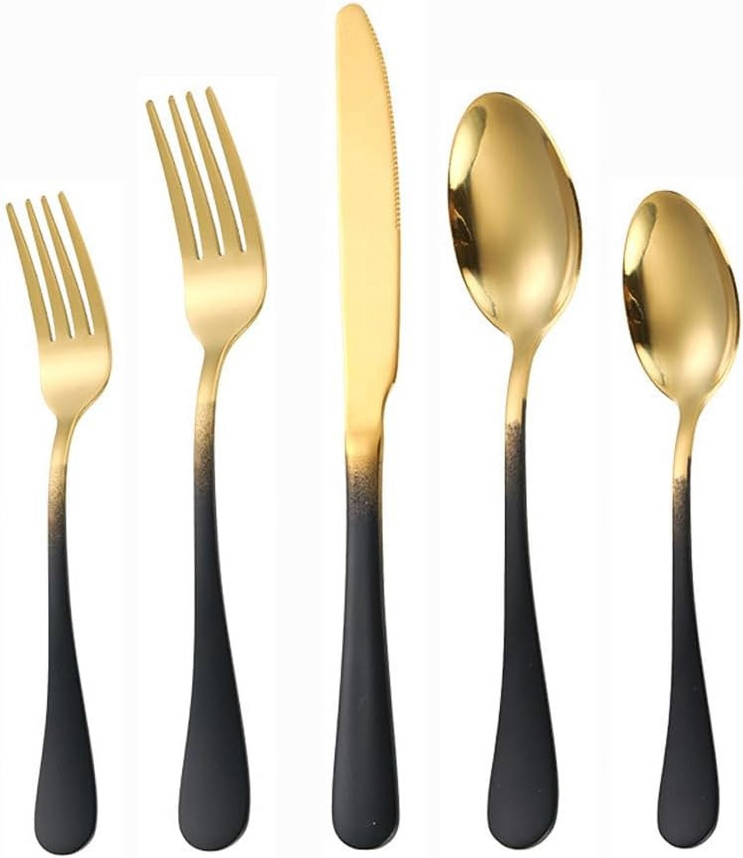 CATPAN Thickened Gradient Color Handle Kitchen Stainless Steel ...