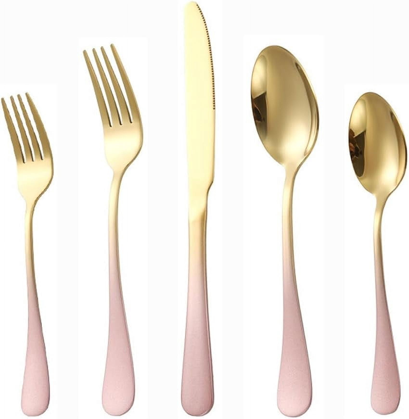 CATPAN Thickened Gradient Color Handle Kitchen Stainless Steel ...