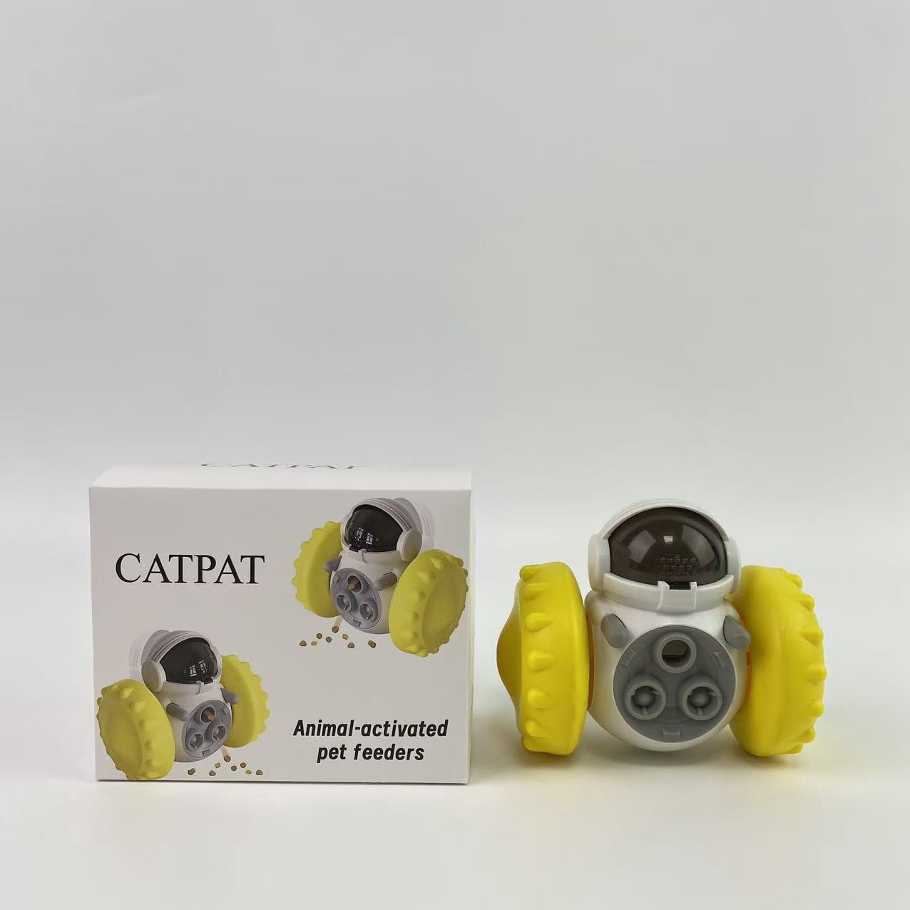 CATPAT Animal-activated pet feeders that include dispensers for ...