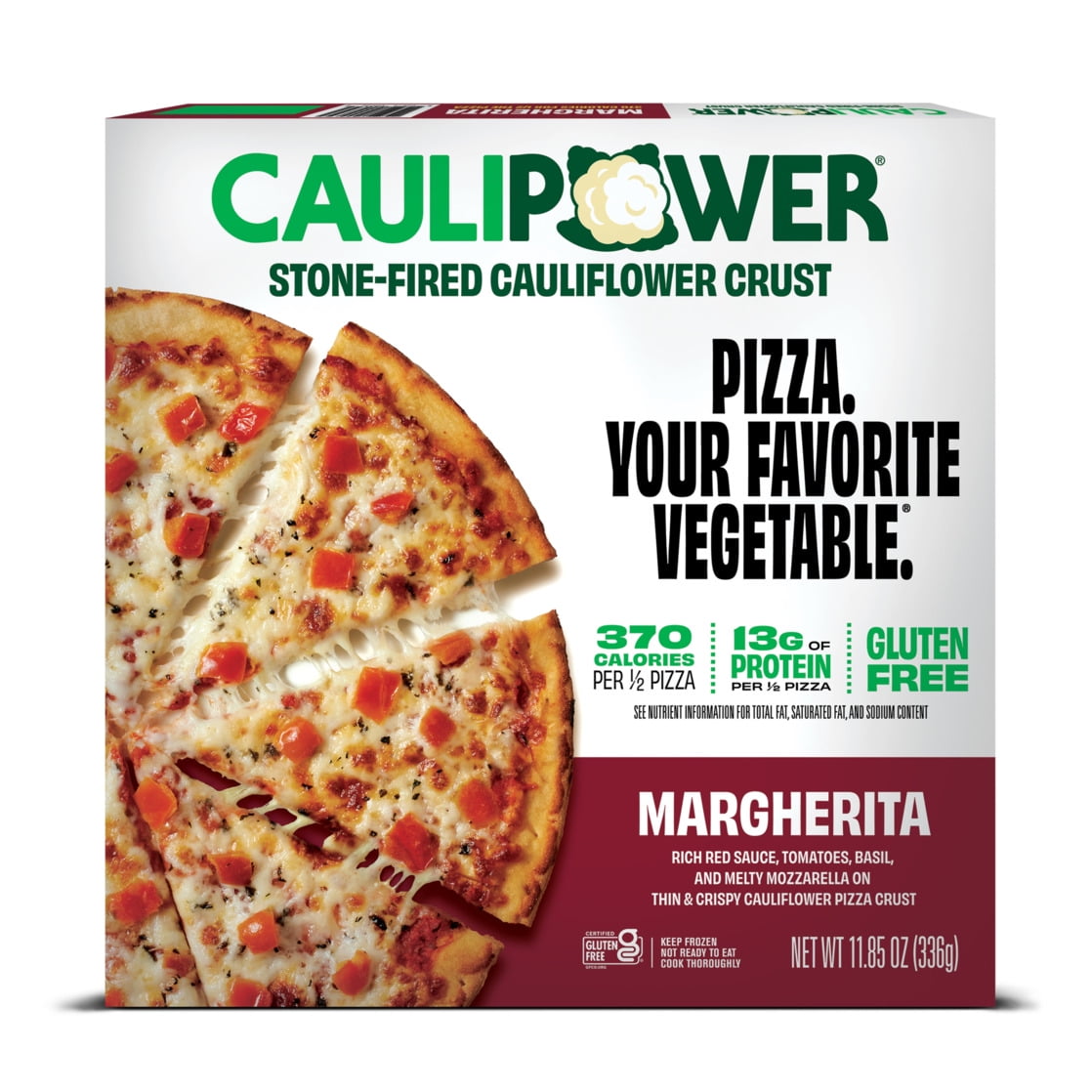 CAULIPOWER Cauliflower Crust Margherita Pizza 11.85 oz Stone-Fired ...
