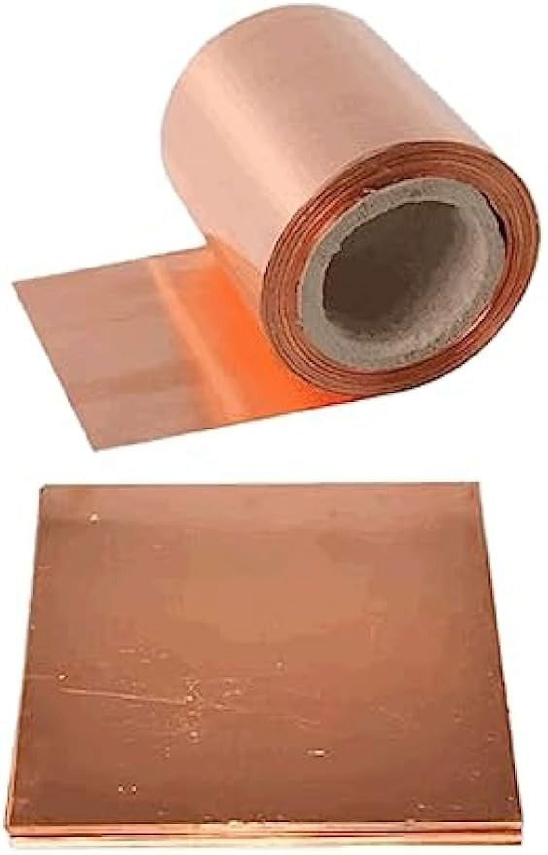 CAULYS Electrolytic Experiment Red Copper Foil, Red Copper Sheet, Red ...