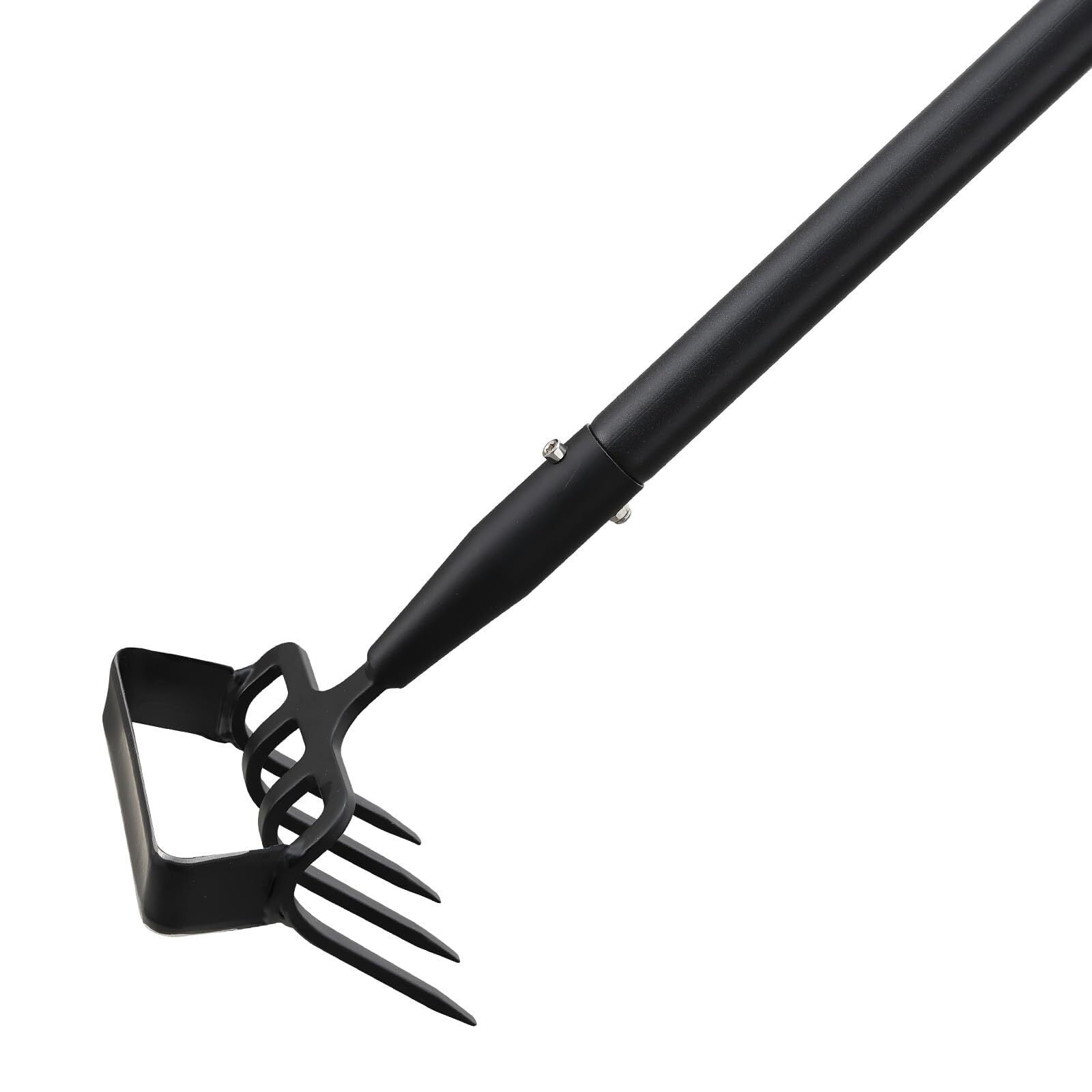 CAURHQSX 2-in-1 Garden Hoe Tool, Adjustable Length from 37 to 72inch ...