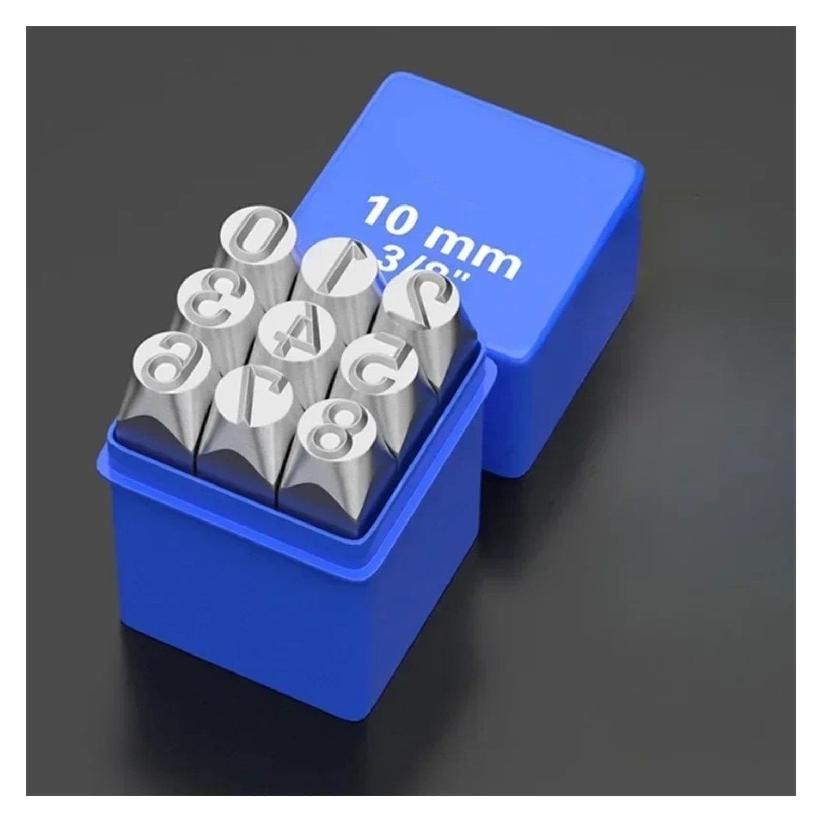 CAURHQSX Number Letter Stamp Alloy Steel Stamp with Storage Box Punch ...