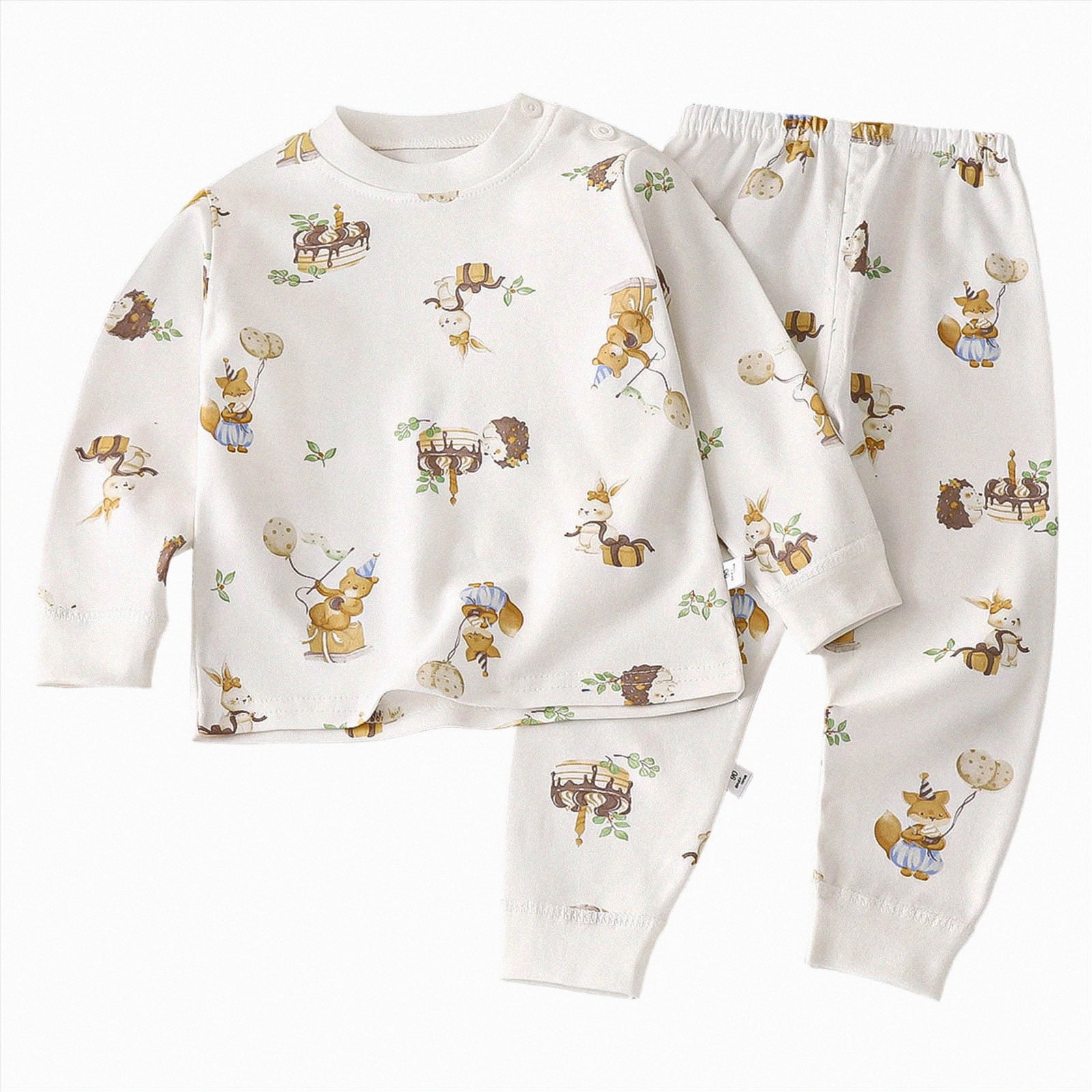 CAUYDY 3-4 Years Unisex Baby Sleepwear Little Kids Boys Pajamas Toddler ...