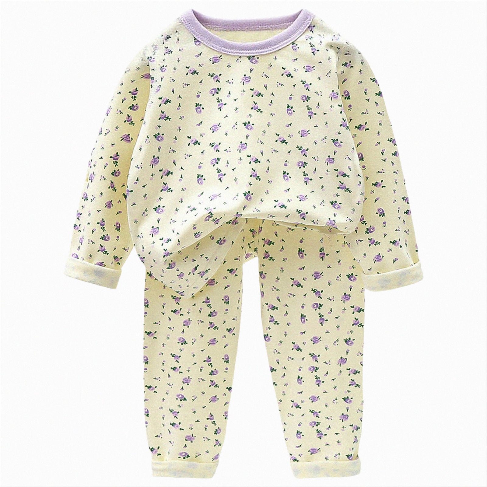 CAUYDY 5T 6T 7T 8Y 9Y 10Y Child Girl Sleepwear Clothes for Kids Long ...