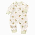 CAUYDY Baby Bodysuit Long Sleeve Romper Newborn Fall Winter Pajamas ...