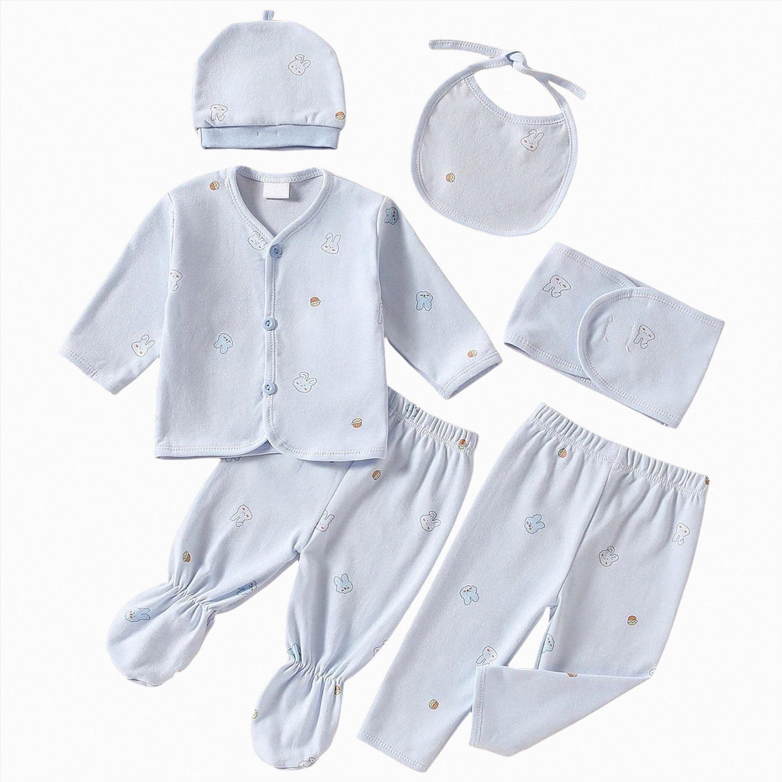 CAUYDY Baby Boy Girl Clothes Newborn Pajamas Long Sleeve Shirt + Warm ...