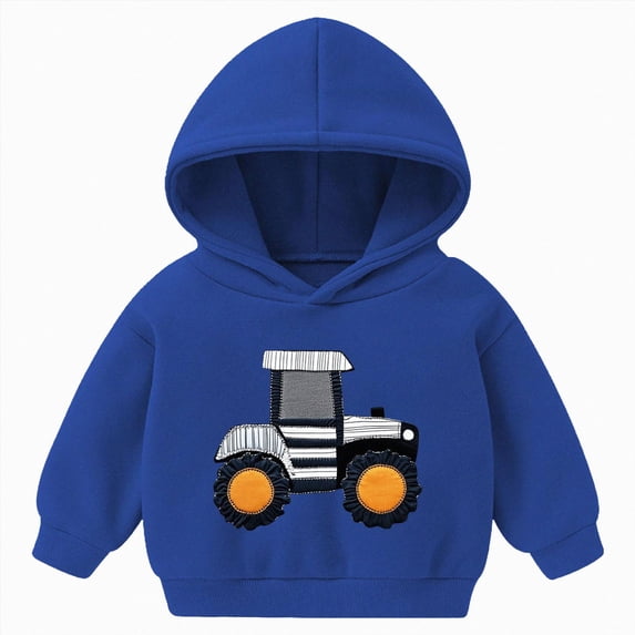 CAUYDY Baby Boys Fleece Hoodie Boy Girls Cotton Patterned Pullover ...