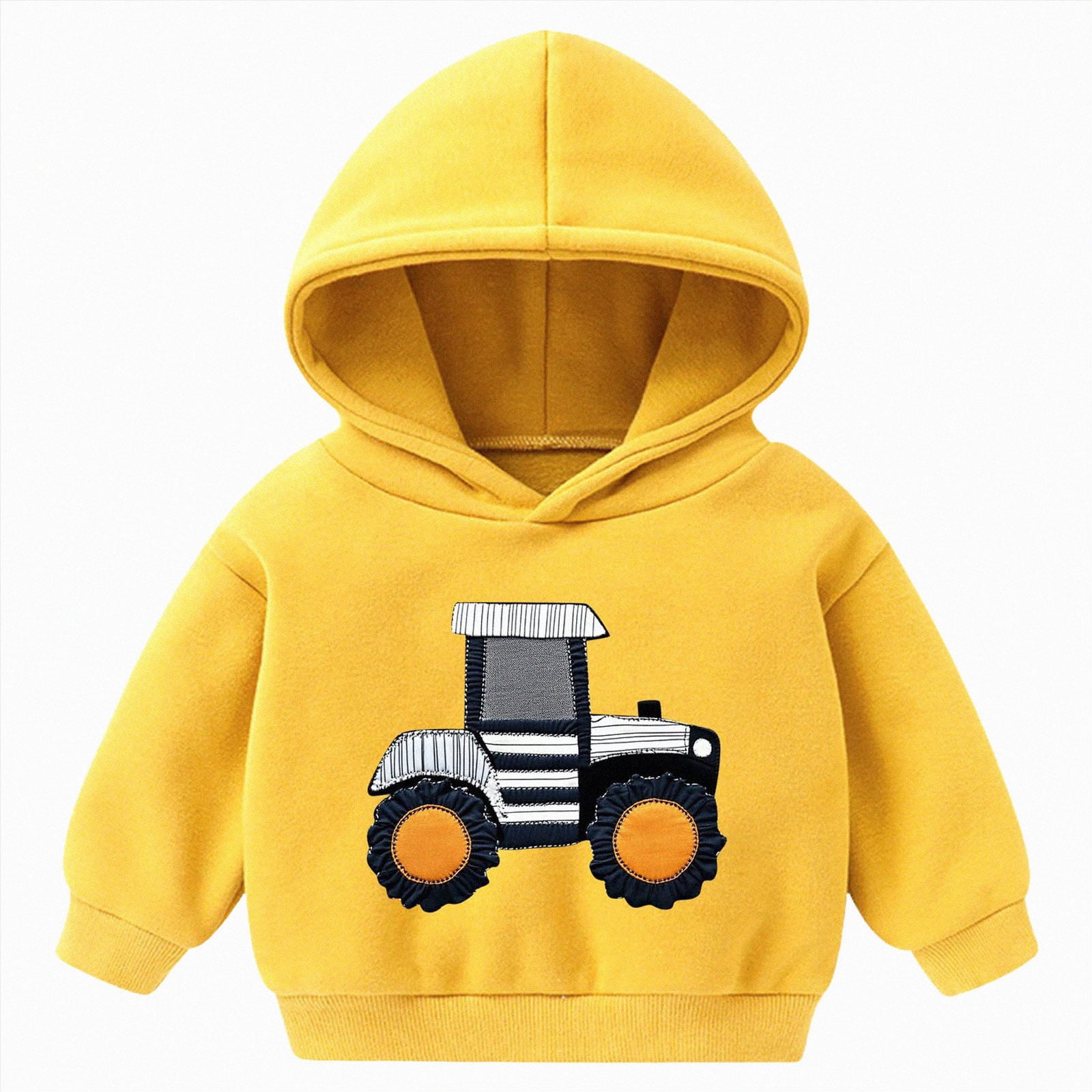 CAUYDY Baby Boys Fleece Hoodie Boy Girls Cotton Patterned Pullover ...
