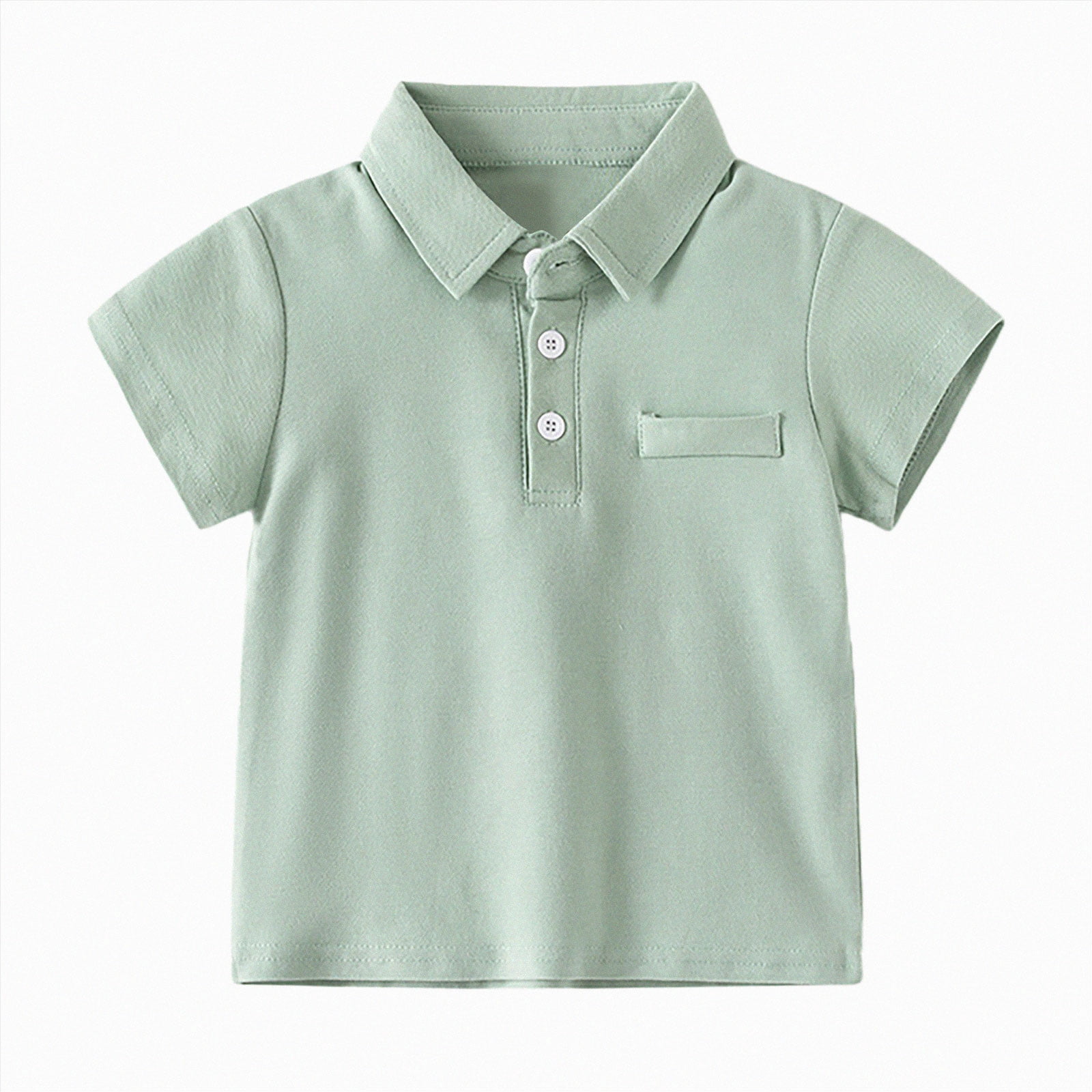 CAUYDY Baby Boys and Toddler Uniform Pique Classic Polo Shirt Solid ...