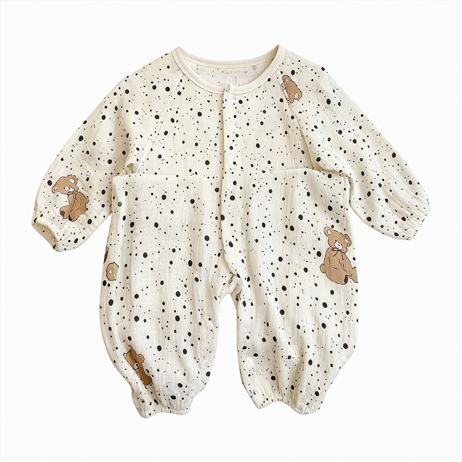 CAUYDY Baby Fall Winter Clothes Long Sleeve Romper Jumpsuit Newborn ...