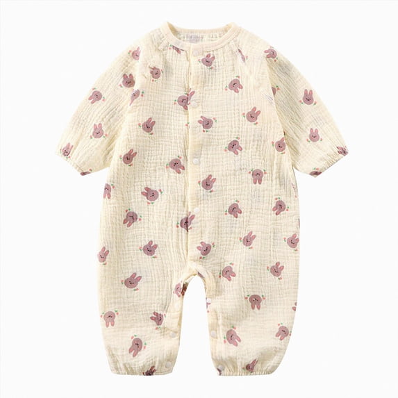 CAUYDY Baby Fall Winter Clothes Long Sleeve Romper Jumpsuit Newborn ...