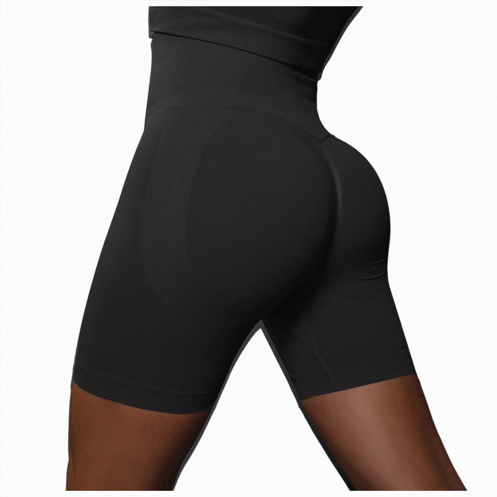 CAUYDY Biker Shorts Women Tummy Control Workout Shorts Pockets High ...