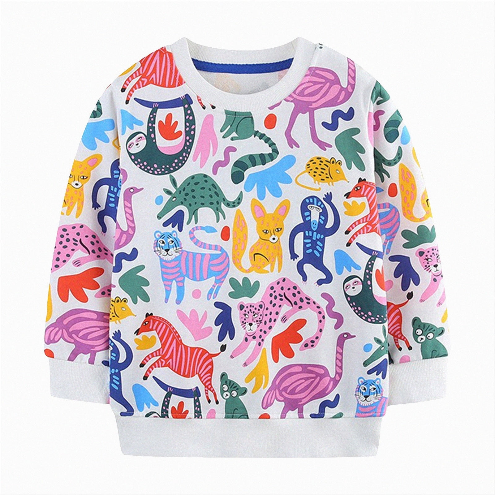 CAUYDY Boy Dinosaur Sweatshirts Toddler Long Sleeve Cotton Space ...