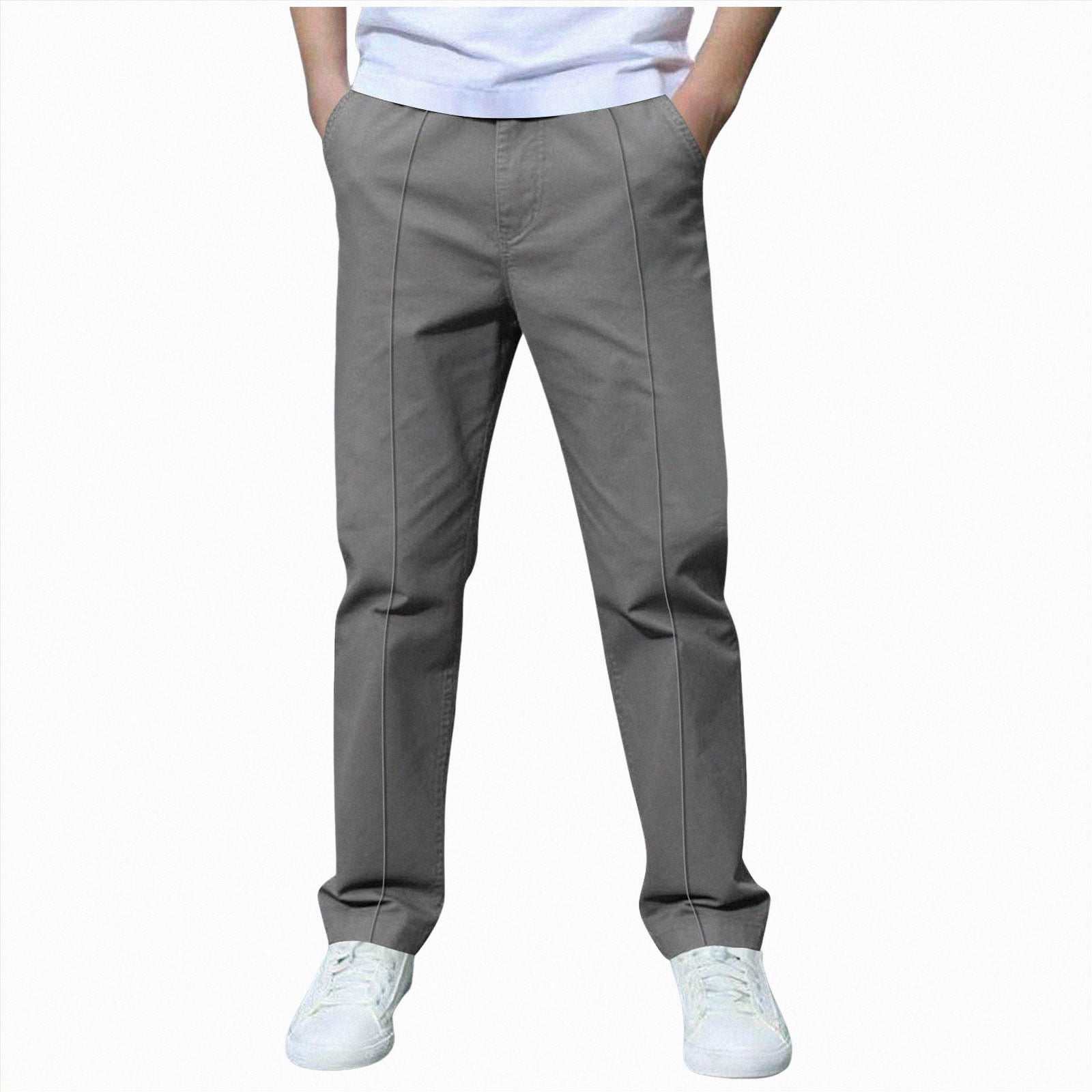 CAUYDY Boys' Stretch Pull on Chino Pants Kids School Uniform Youth ...
