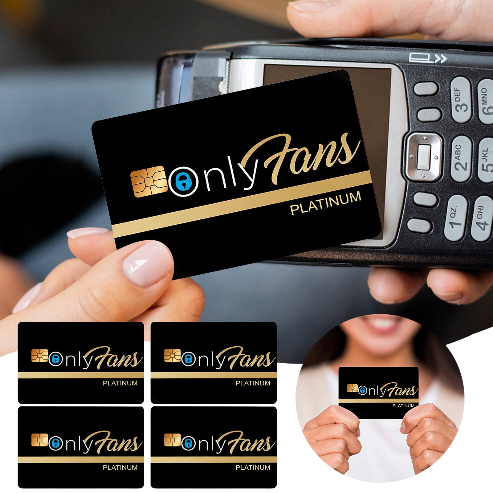 CAUYDY Credit Card Skin Cover Especially Bright Back Information ...
