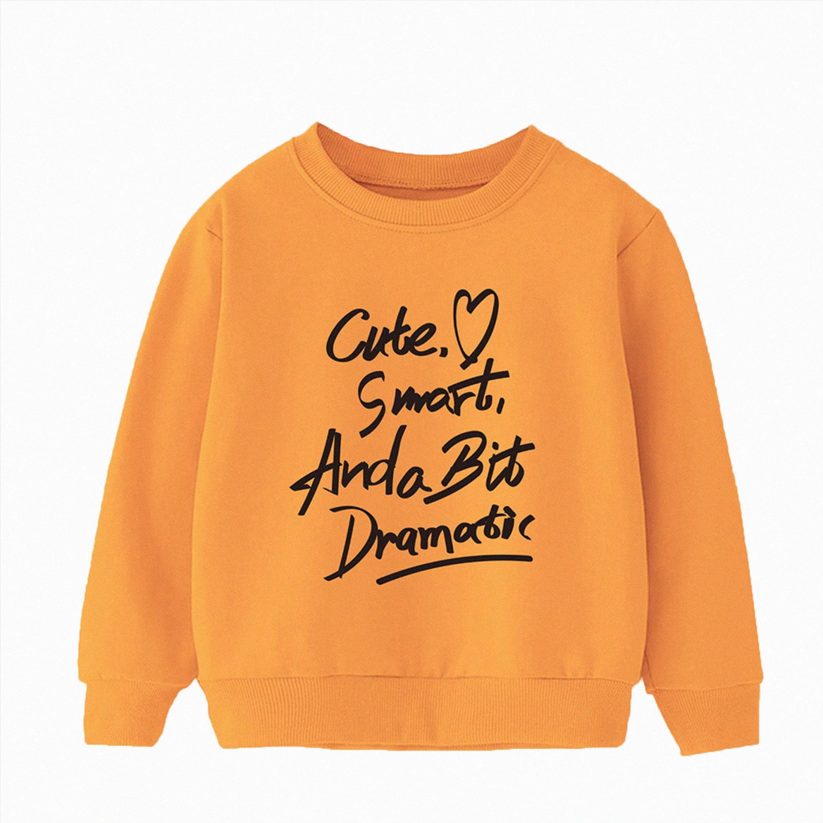 CAUYDY Girl's Letter Graphic Hoodies Fleece Long Sleeve Sweatshirts ...