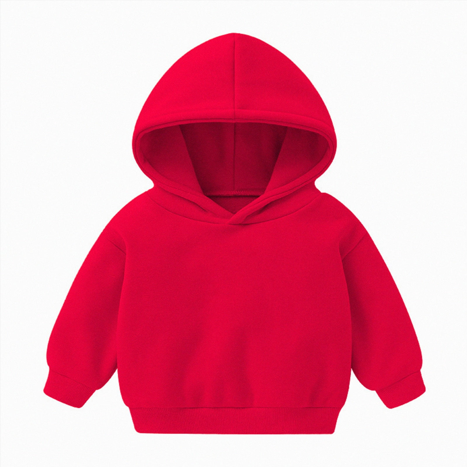 CAUYDY Girls Casual Long Sleeve Hoodies Cute Solid Comy Pocket ...