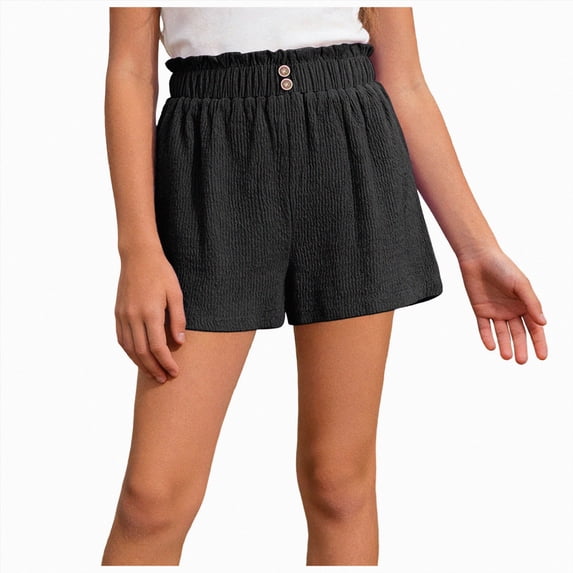 CAUYDY Girls Dolphin Shorts with Drawstring Waist Lightweight Active ...