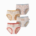 CAUYDY Girls Underwear, 4 Pack Toddler Kids Underwear Cotton Panties ...