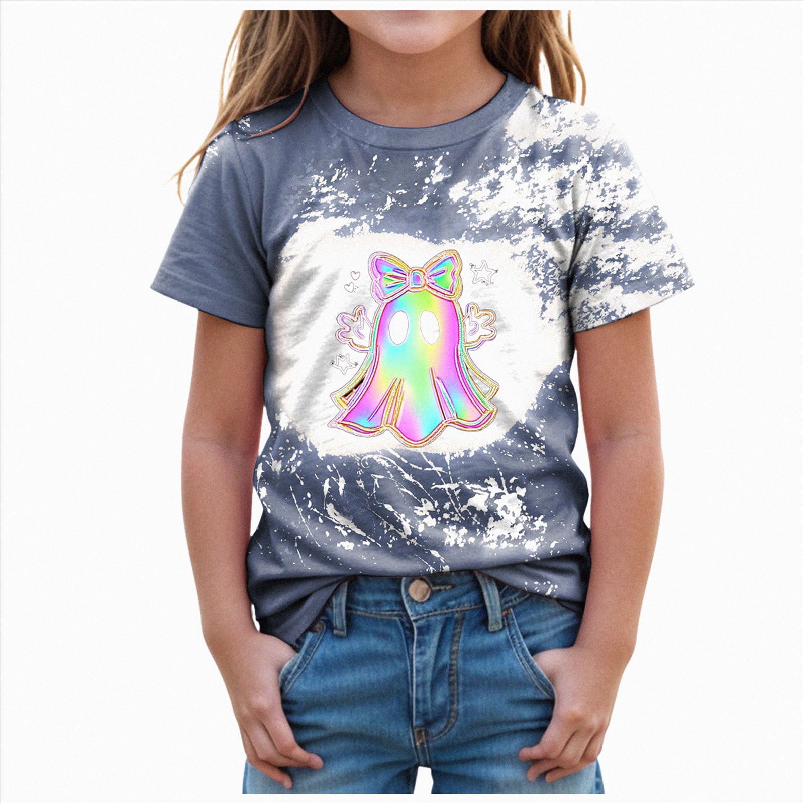 CAUYDY Kids Halloween Shirt Boys Girls Toddler Halloween Tshirt Cute ...