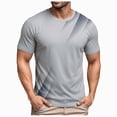 CAUYDY Men's Cooling Ice Silk Running Shirts Quick Dry Short Sleeve ...