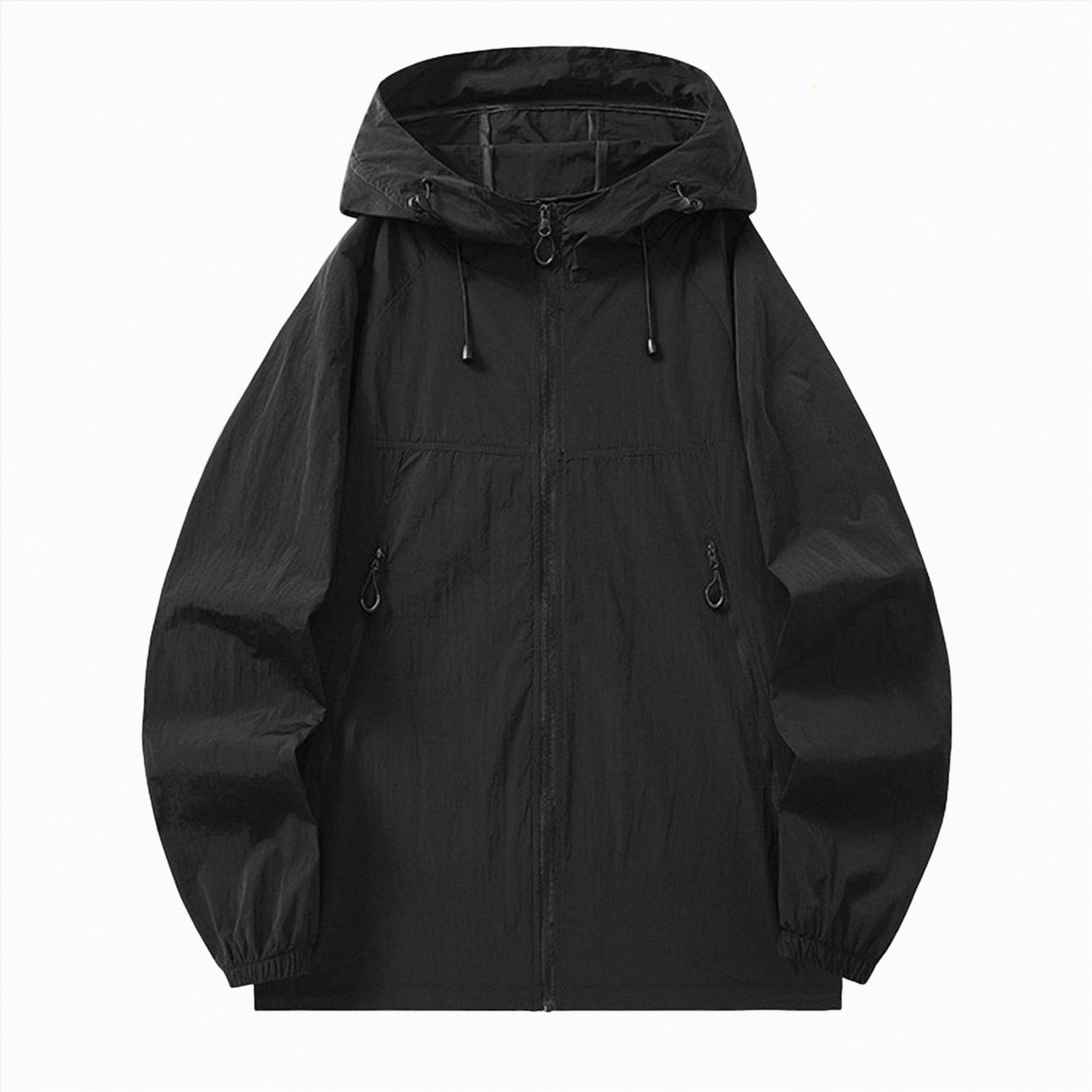 CAUYDY Men's Softshell Jacket with Hood Waterproof Windbreaker ...