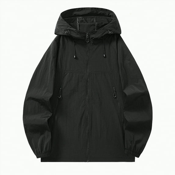 CAUYDY Men's Softshell Jacket with Hood Waterproof Windbreaker ...