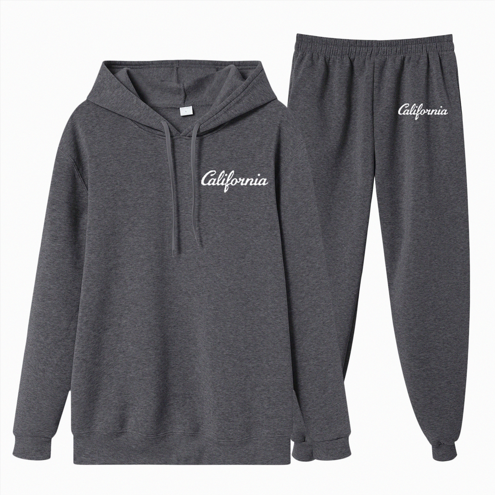CAUYDY Men's Tracksuit 2 Piece Hooded Athletic Sweatsuits Casual ...