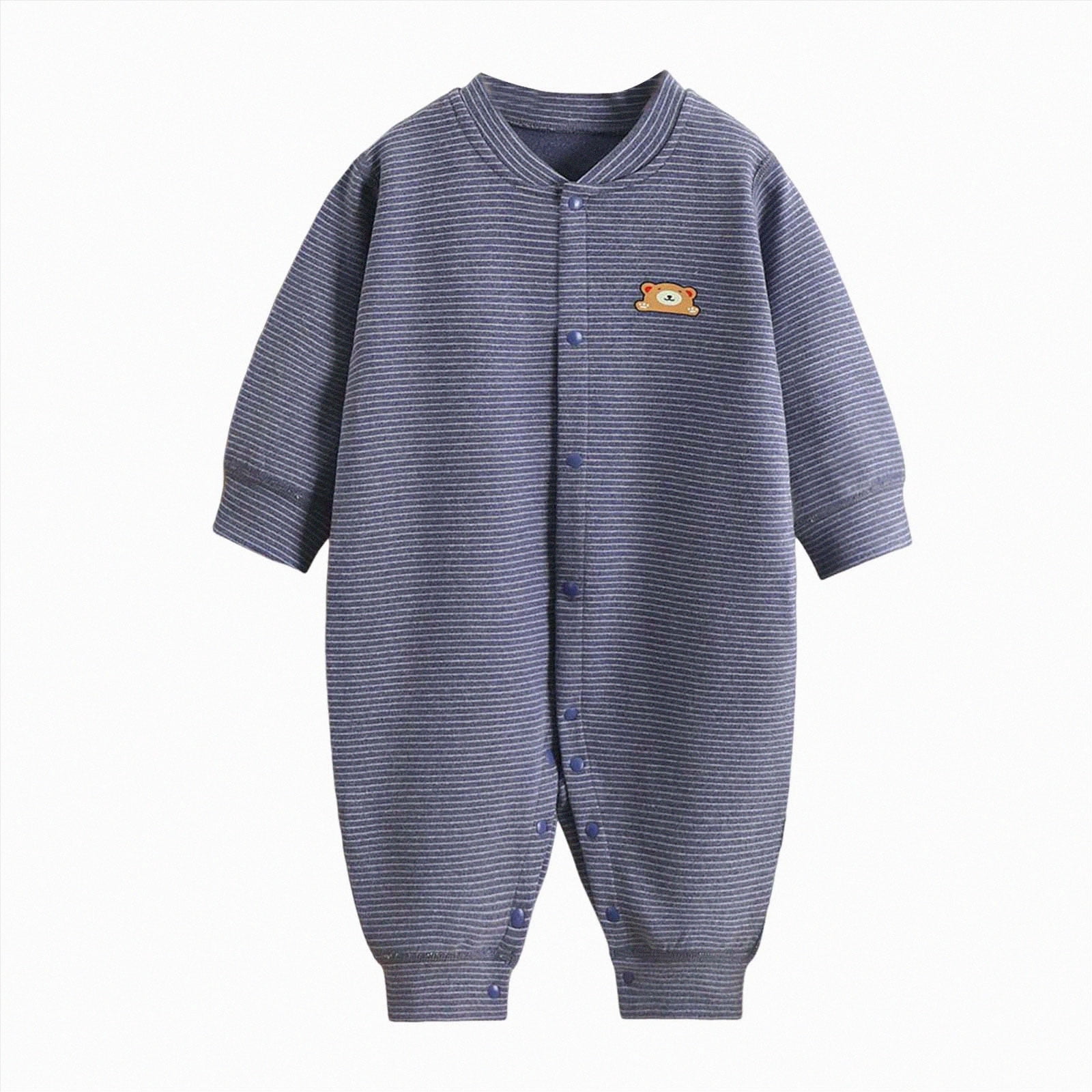 CAUYDY Newborn Baby Fall Winter Clothes Unisex Cute Print Jumpsuit ...