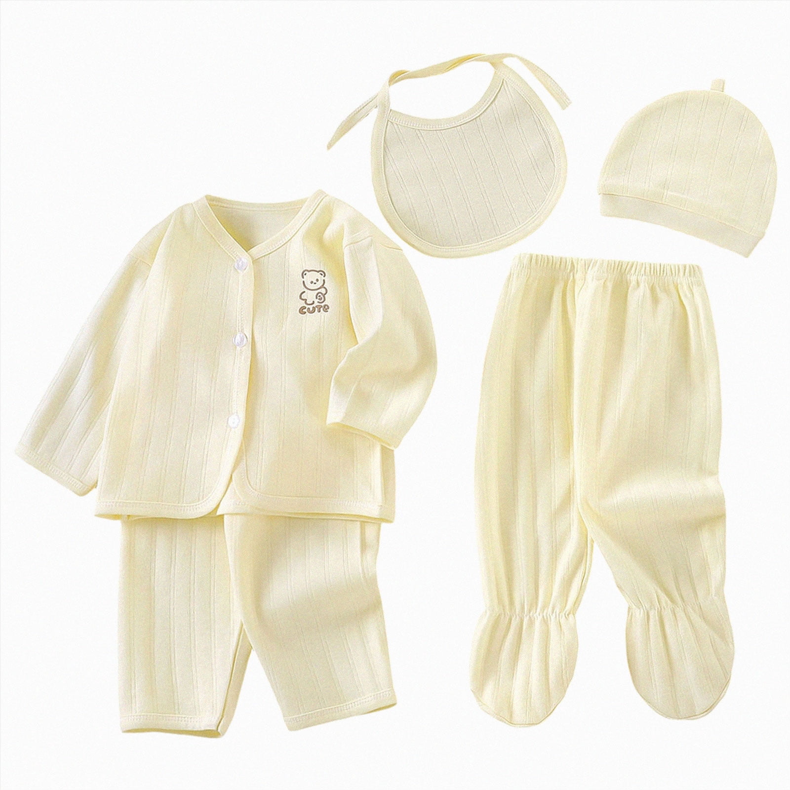CAUYDY Newborn Girl Coming Home Outfits Infant Boy Clothes Preemie ...