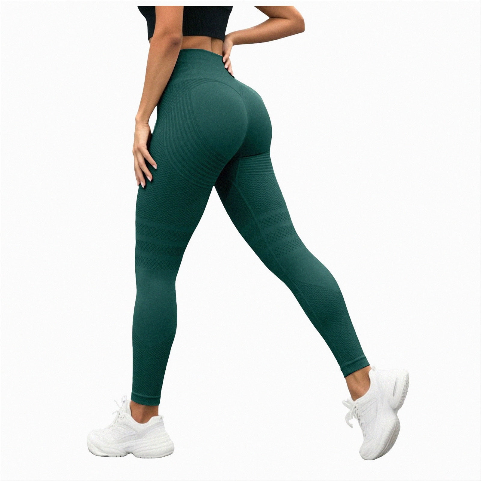 CAUYDY Secretsculpt Butterlift Workout Leggings No Front Seam High ...