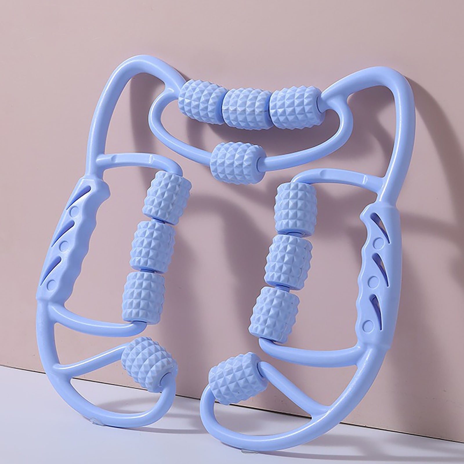 CAUYDY Six-Wheel Muscle Roller Arm Leg Massager, Forearm & Calf Roller ...