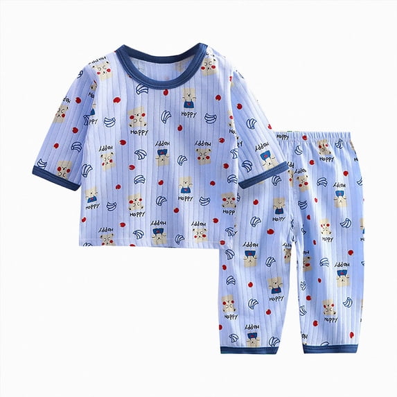 CAUYDY Sizes 8-9 Years Pajamas for Kid Girls Child Boys Clothes Long ...
