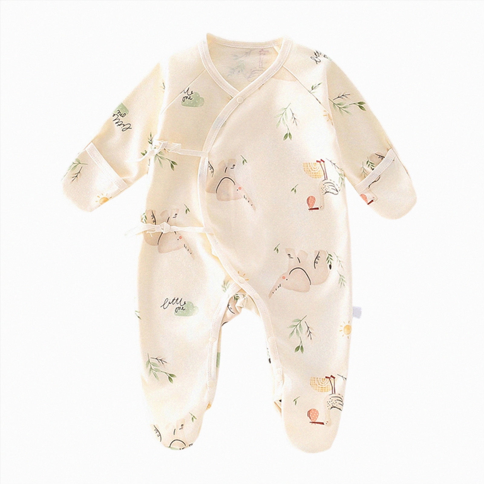 CAUYDY Sleepers for Baby Girl Boy Newborn Pajamas Long Sleeve Romper ...