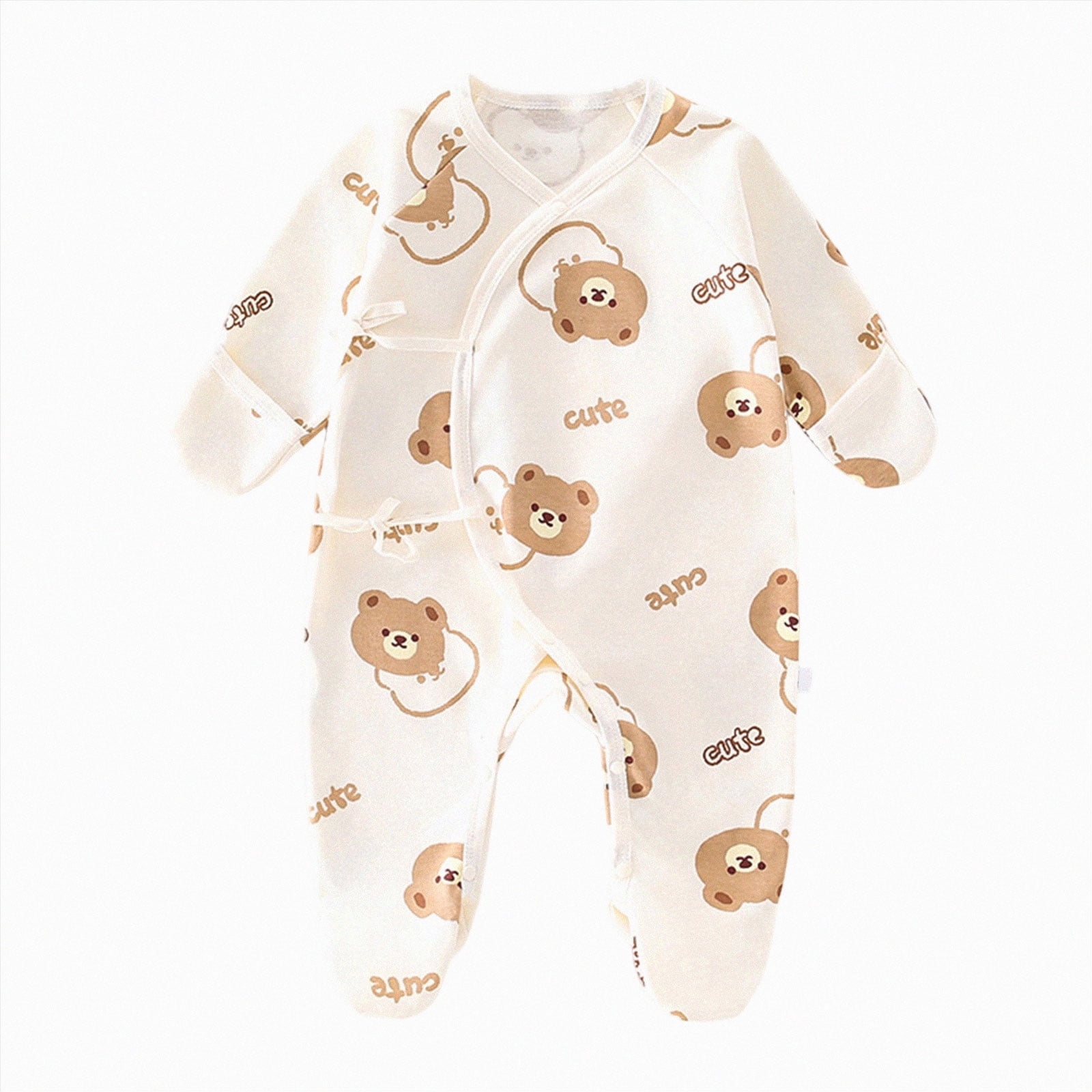 CAUYDY Sleepers for Baby Girl Boy Newborn Pajamas Long Sleeve Romper ...