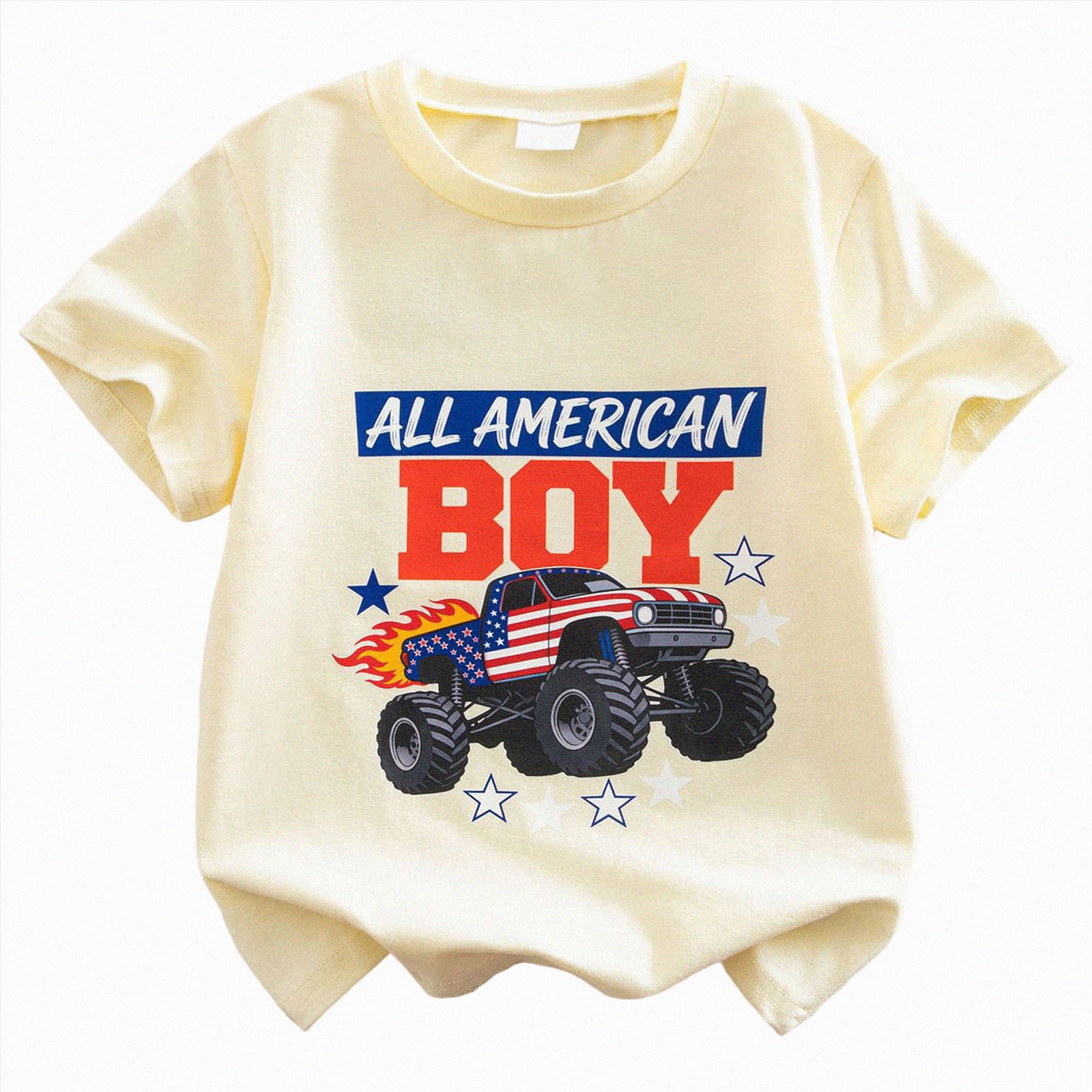 CAUYDY Toddler 4th of July Shirts Kids American Flag T-Shirts Boys ...