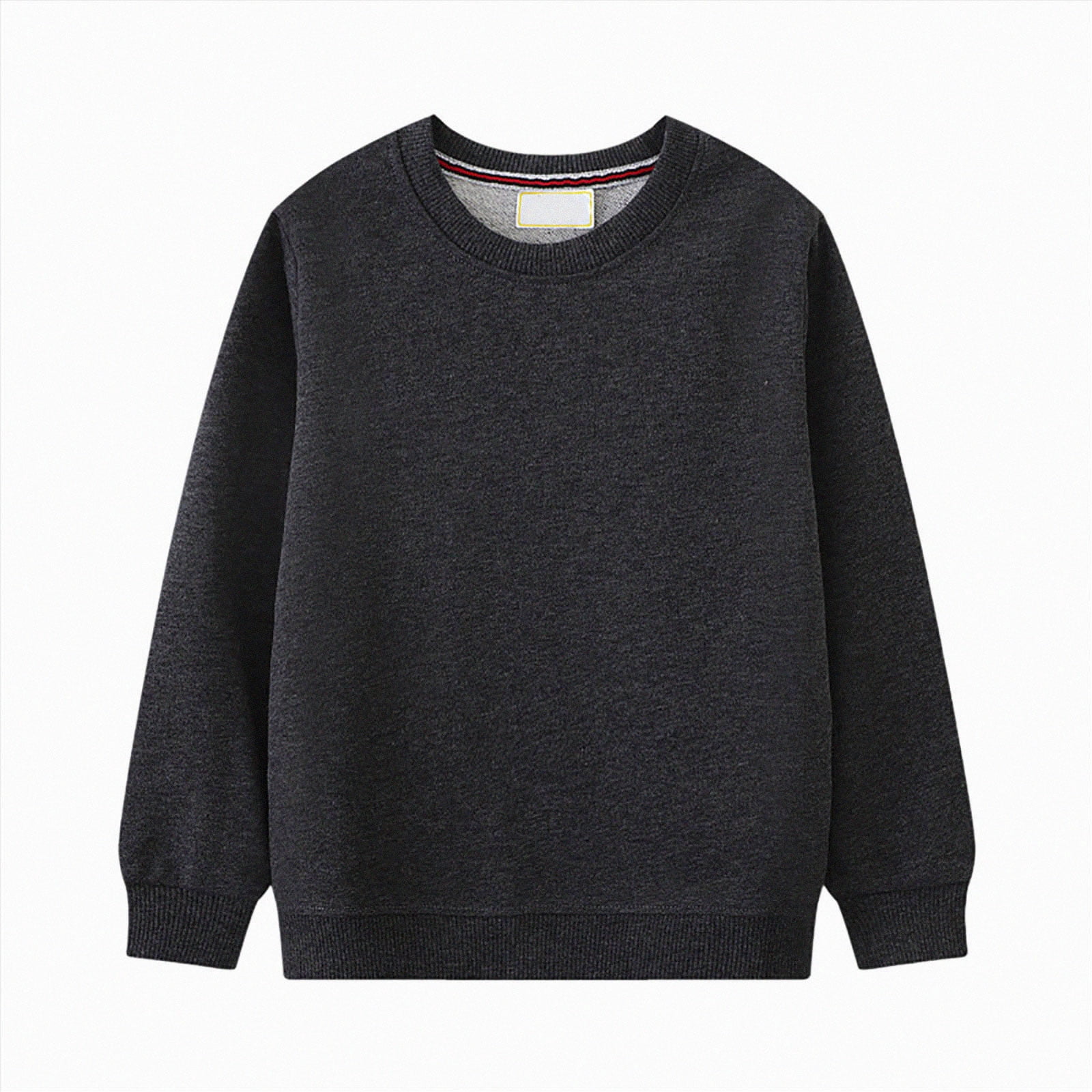 CAUYDY Toddler Baby Boy Clothes Girl Basic Plain Sweatshirt Long Sleeve ...