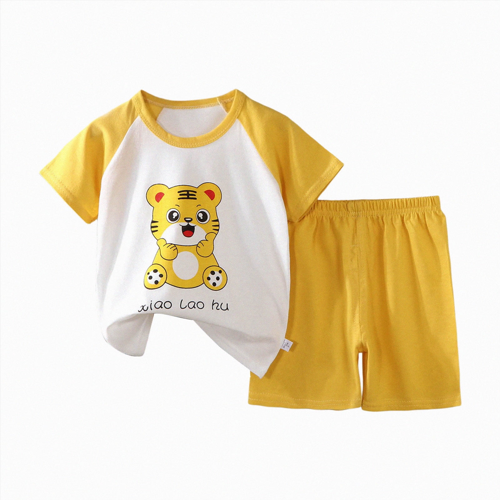 CAUYDY Toddler Baby Boy Clothes Kids Summer Truck Print T Shirt Short ...