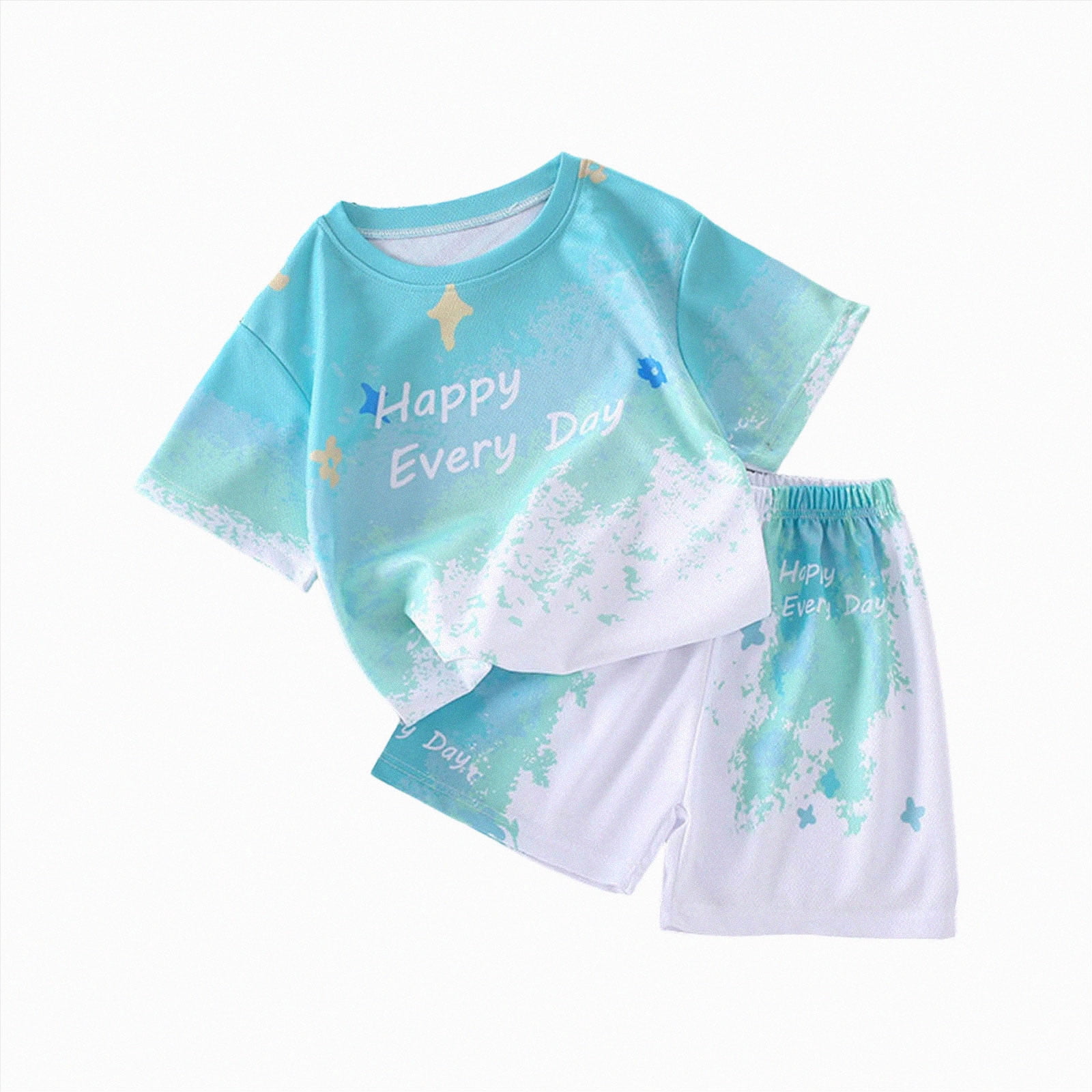CAUYDY Toddler Baby Boy Clothes Outfits Short Summer Sleeve Letters ...