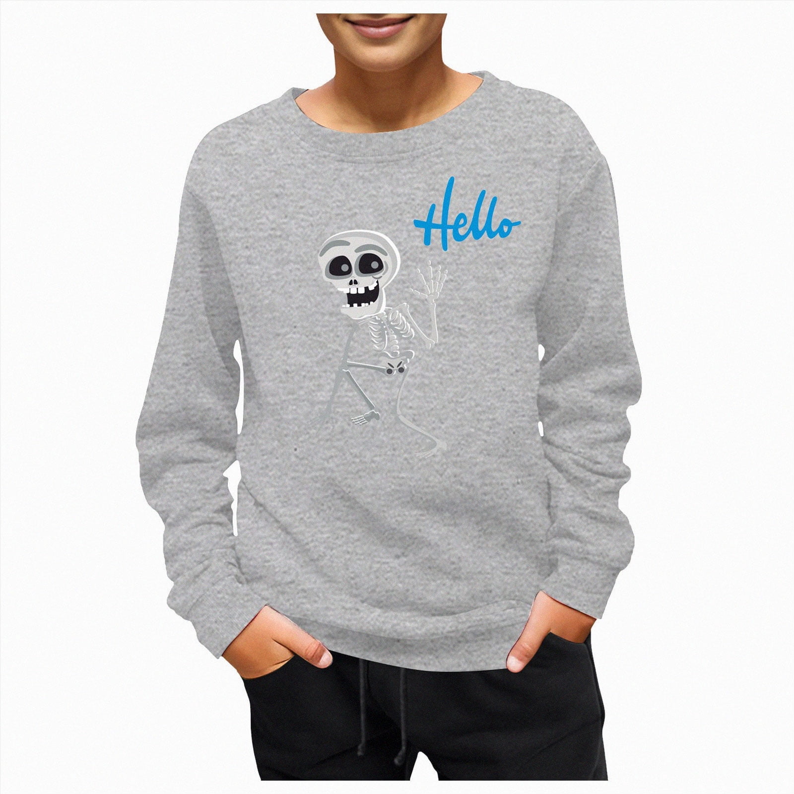 CAUYDY Toddler Baby Boy Fall Clothes Letter Print Long Sleeve Pullover ...