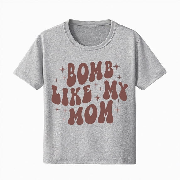 CAUYDY Toddler Baby Boy Short Sleeve Mothers Day I Love Mom Letter ...