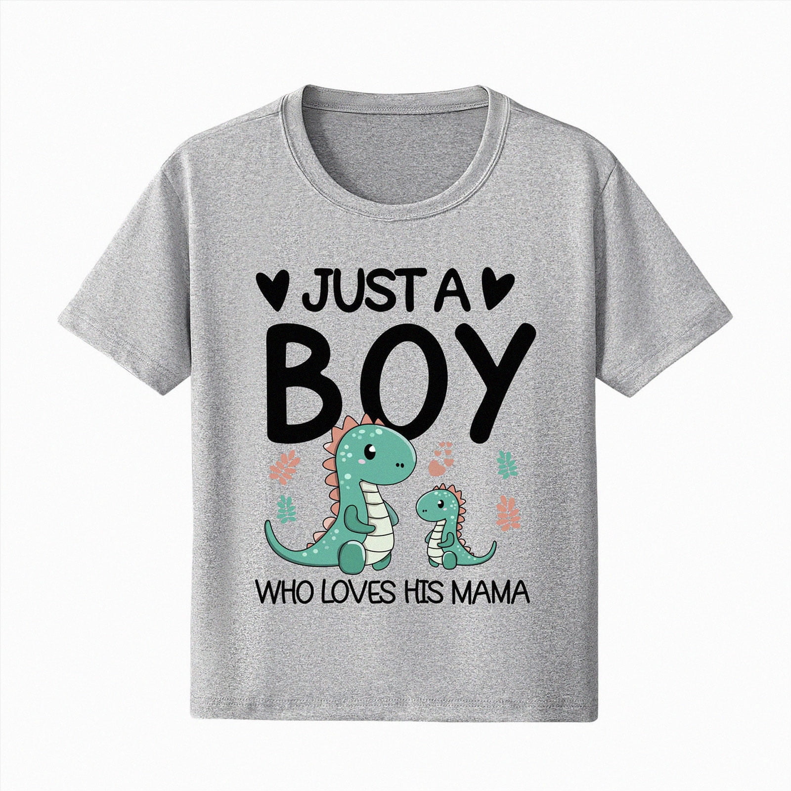 CAUYDY Toddler Baby Boy Short Sleeve Mothers Day I Love Mom Letter ...