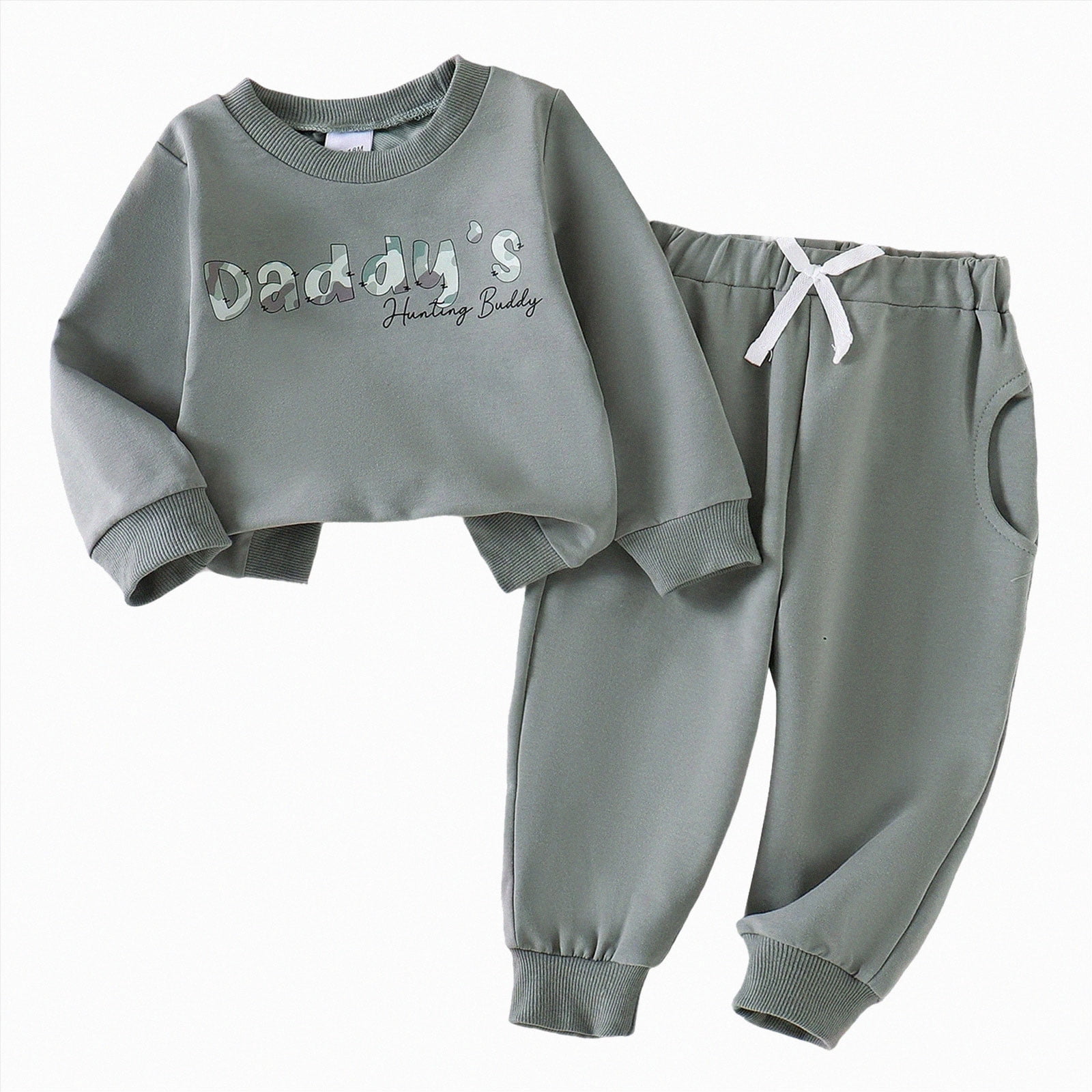 CAUYDY Toddler Baby Boy Sweatshirt Outfit Little Man Long Sleeve Shirt ...