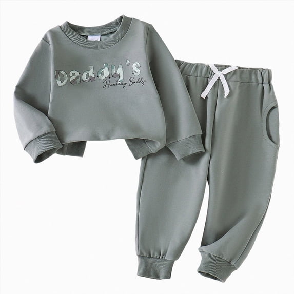 CAUYDY Toddler Baby Boy Sweatshirt Outfit Little Man Long Sleeve Shirt ...