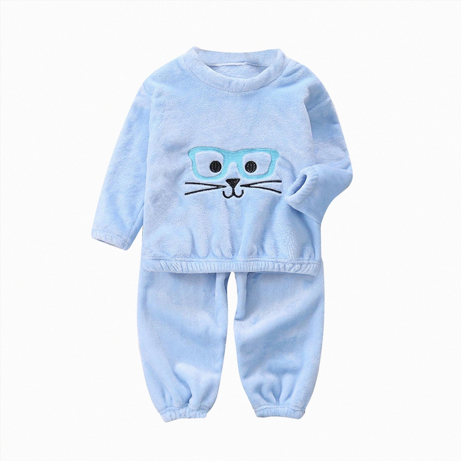 CAUYDY Toddler Baby Boys And Girls Autumn And Winter Thickened Warm Set ...