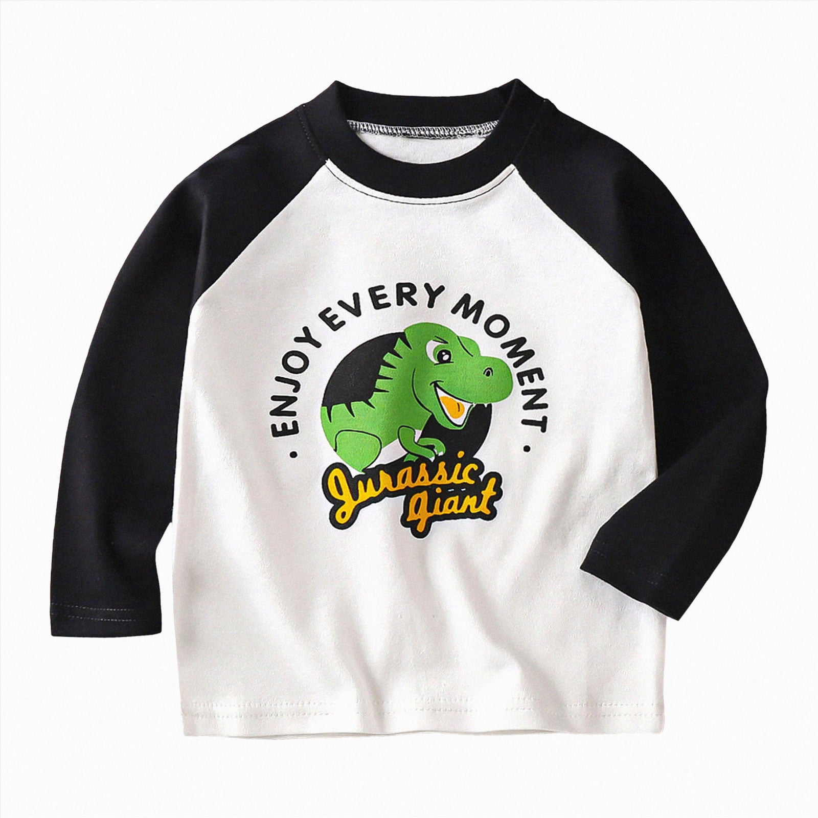 CAUYDY Toddler Baby Girls Boys Long Sleeve Shirts Raglan Shirt Classic ...