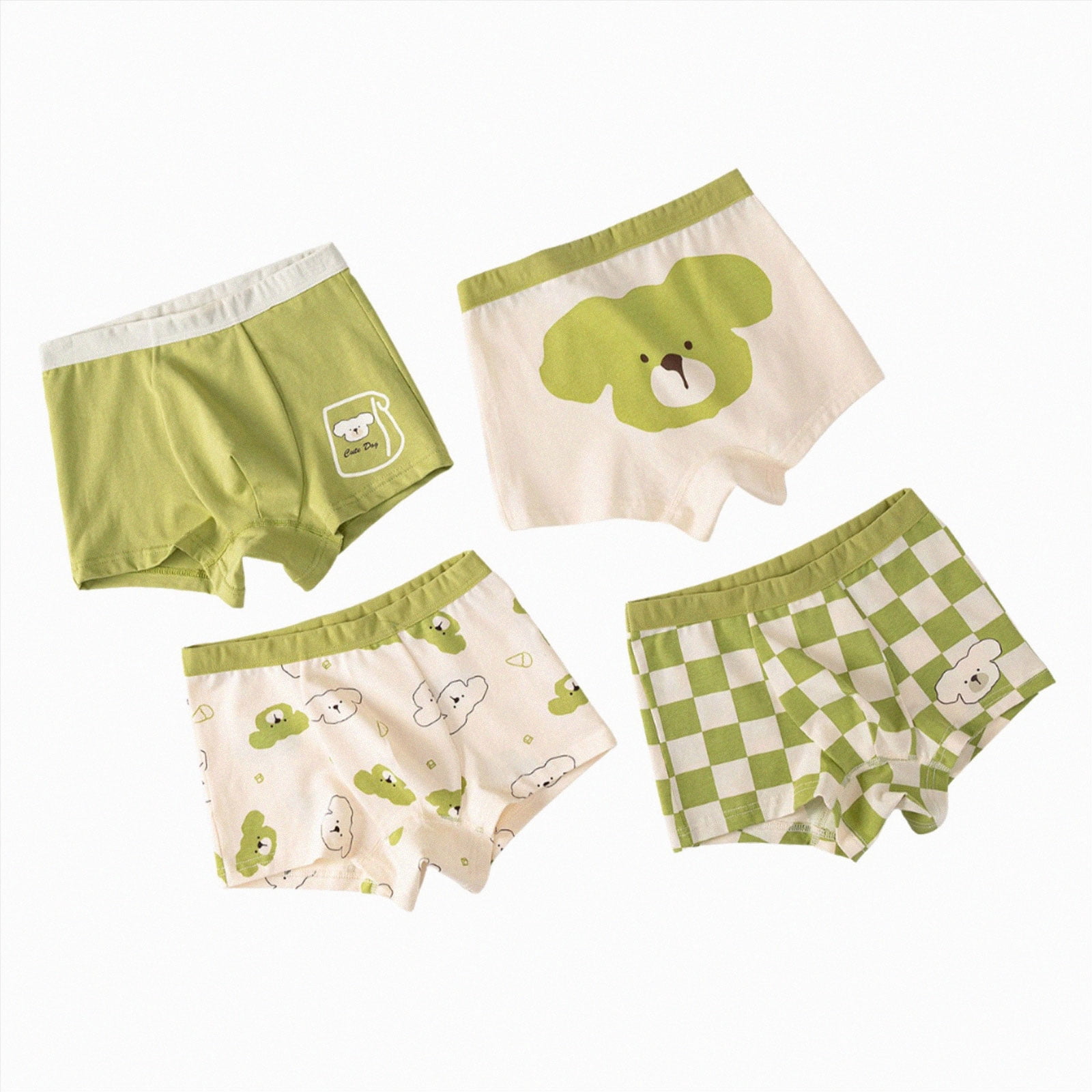 CAUYDY Toddler Boxer Briefs Cotton Boys Underwear Kids Soft Comfort ...